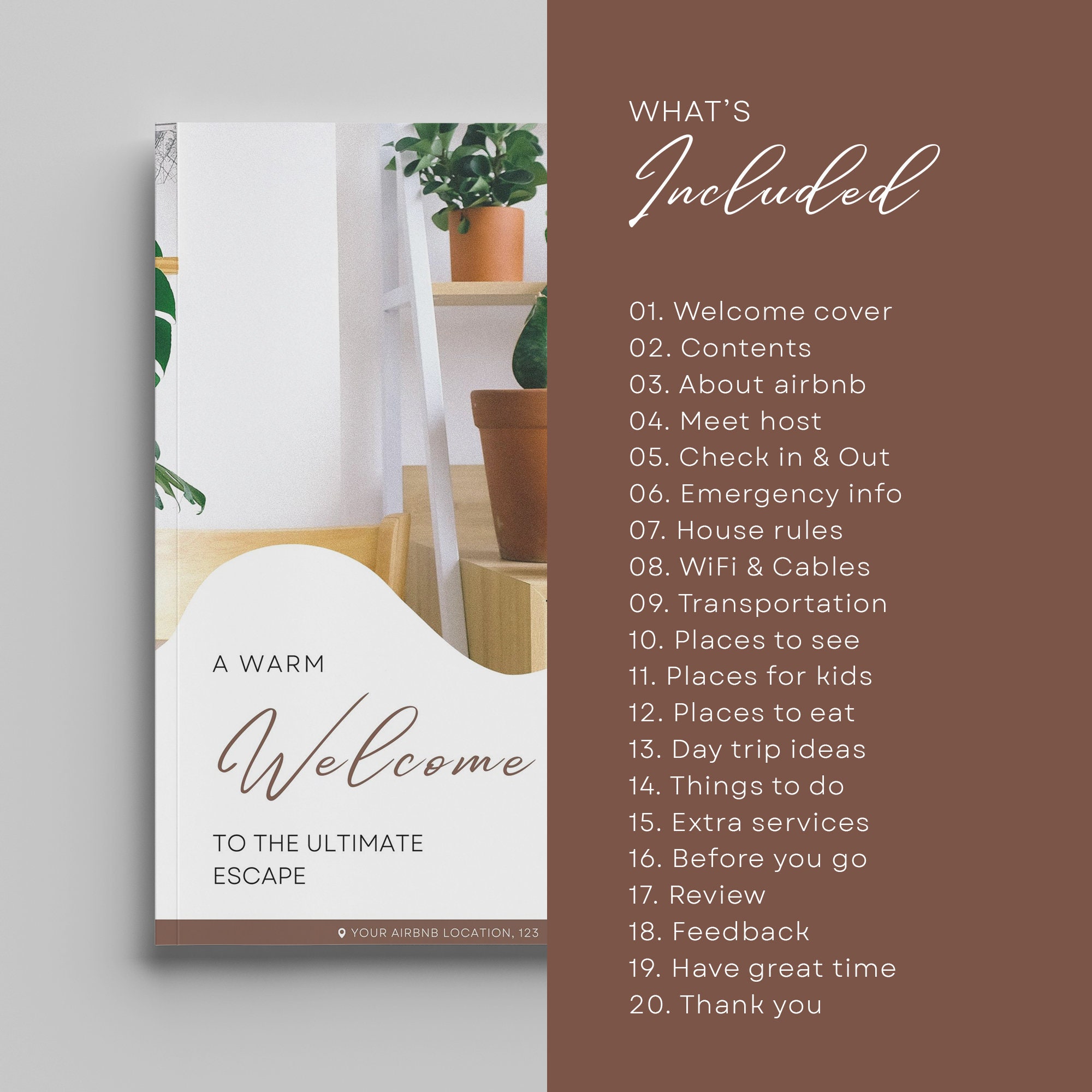 Airbnb Welcome Book Template , VRBO Welcome Guidebook , Vacation Rental ...