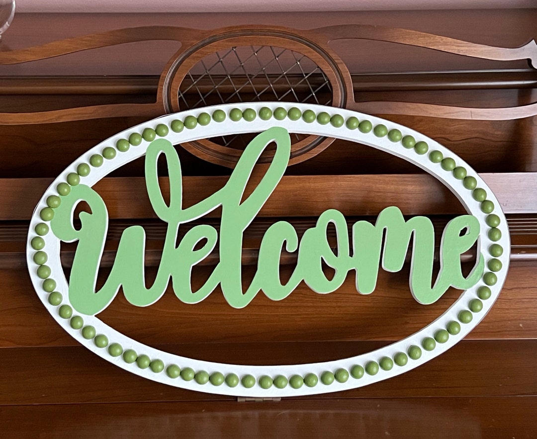 Hand Painted Welcome Sign, Centerpiece Sign, Welcome Sign, Adorable ...