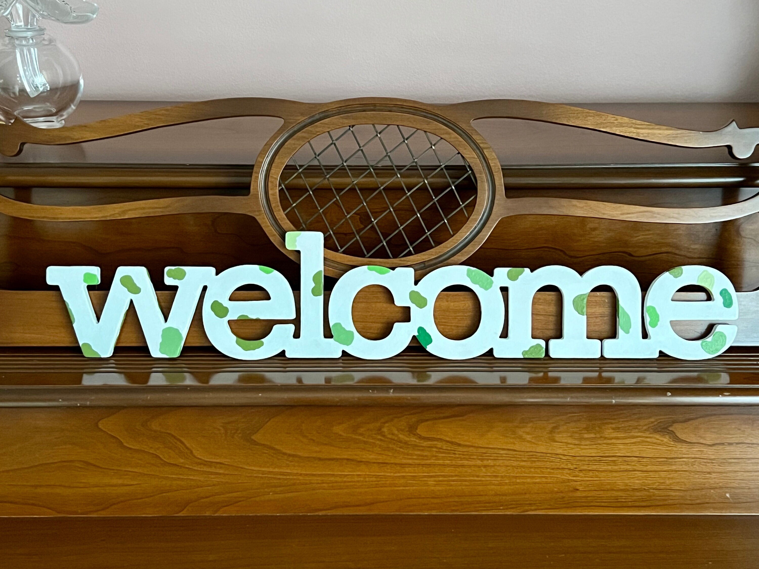 Table Top Welcome Sign, Hand Painted Welcome Sign, Welcome Sign ...