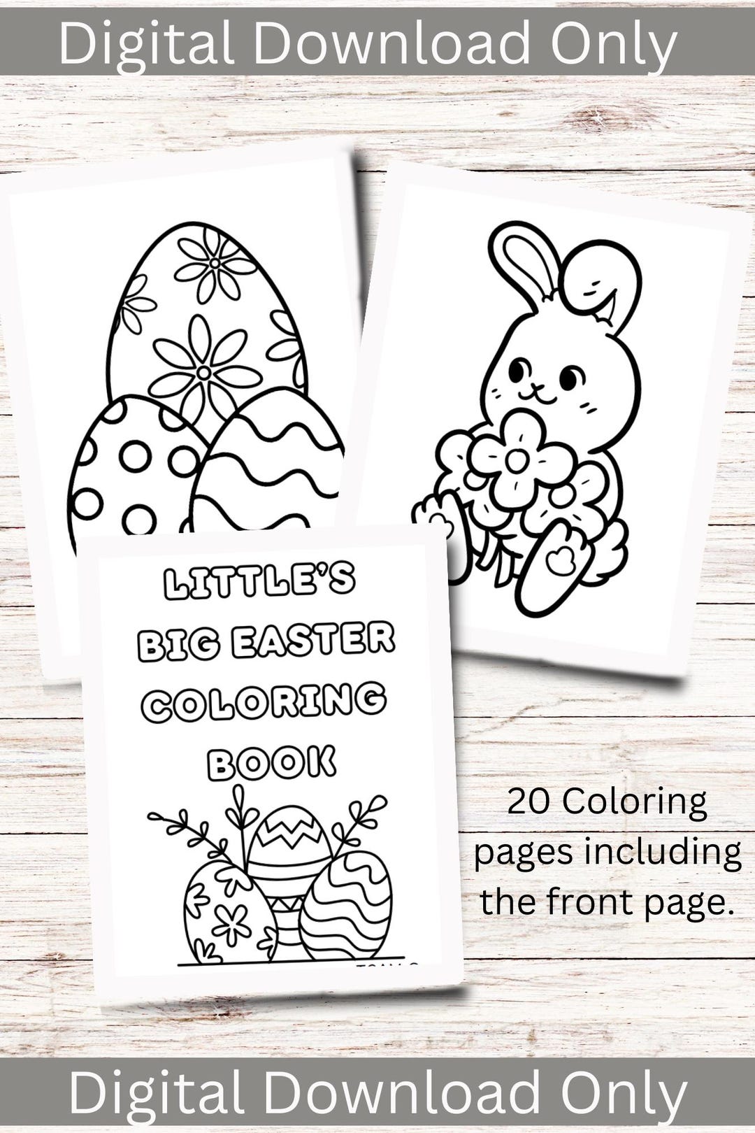 Little's Big Easter Coloring Book - Etsy