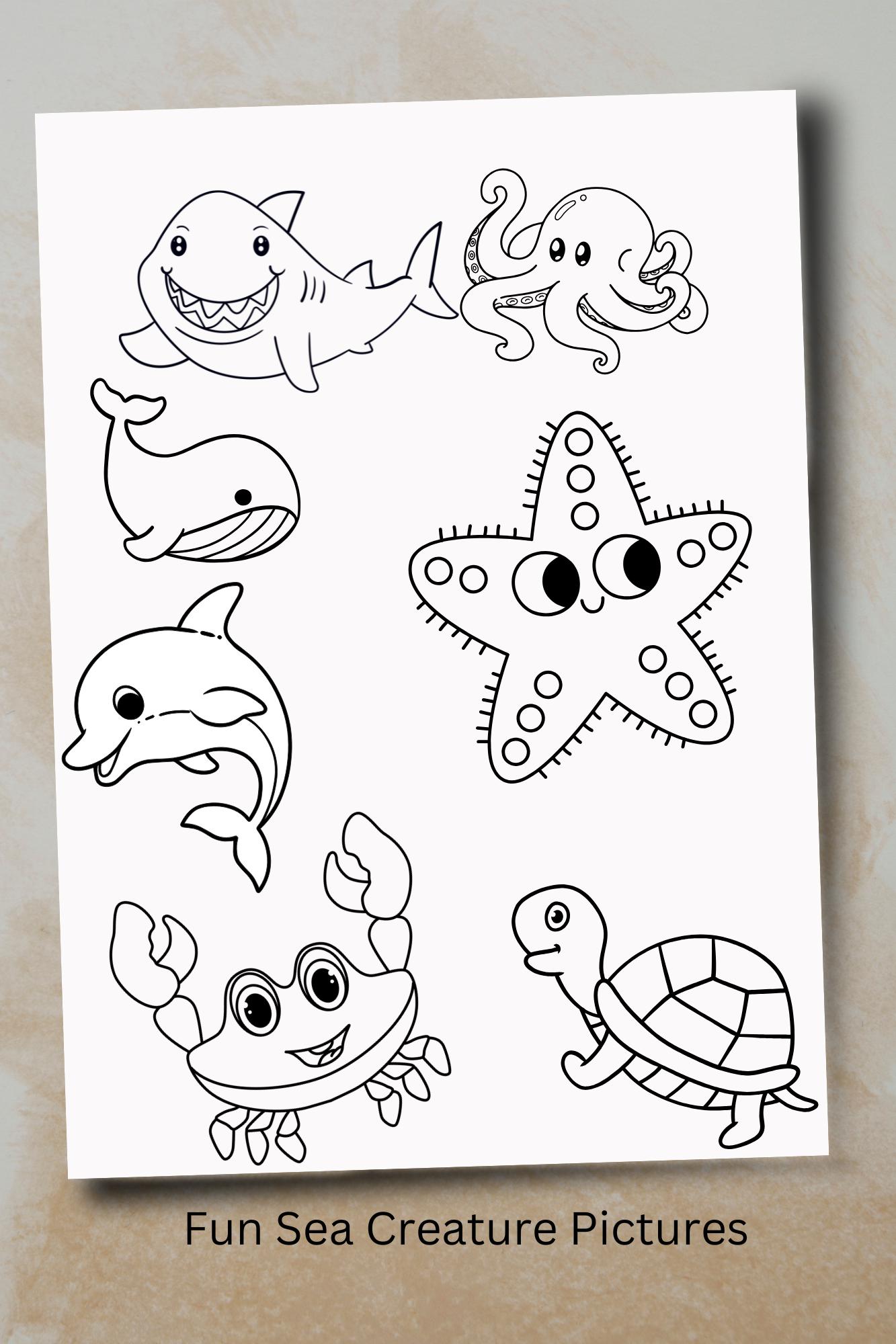 Tracing Numbers With Sea Creatures Activity Packet - Etsy