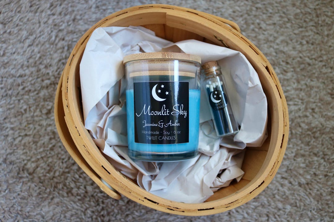 Moonlit Sky Soy Woodwick Candle - Etsy