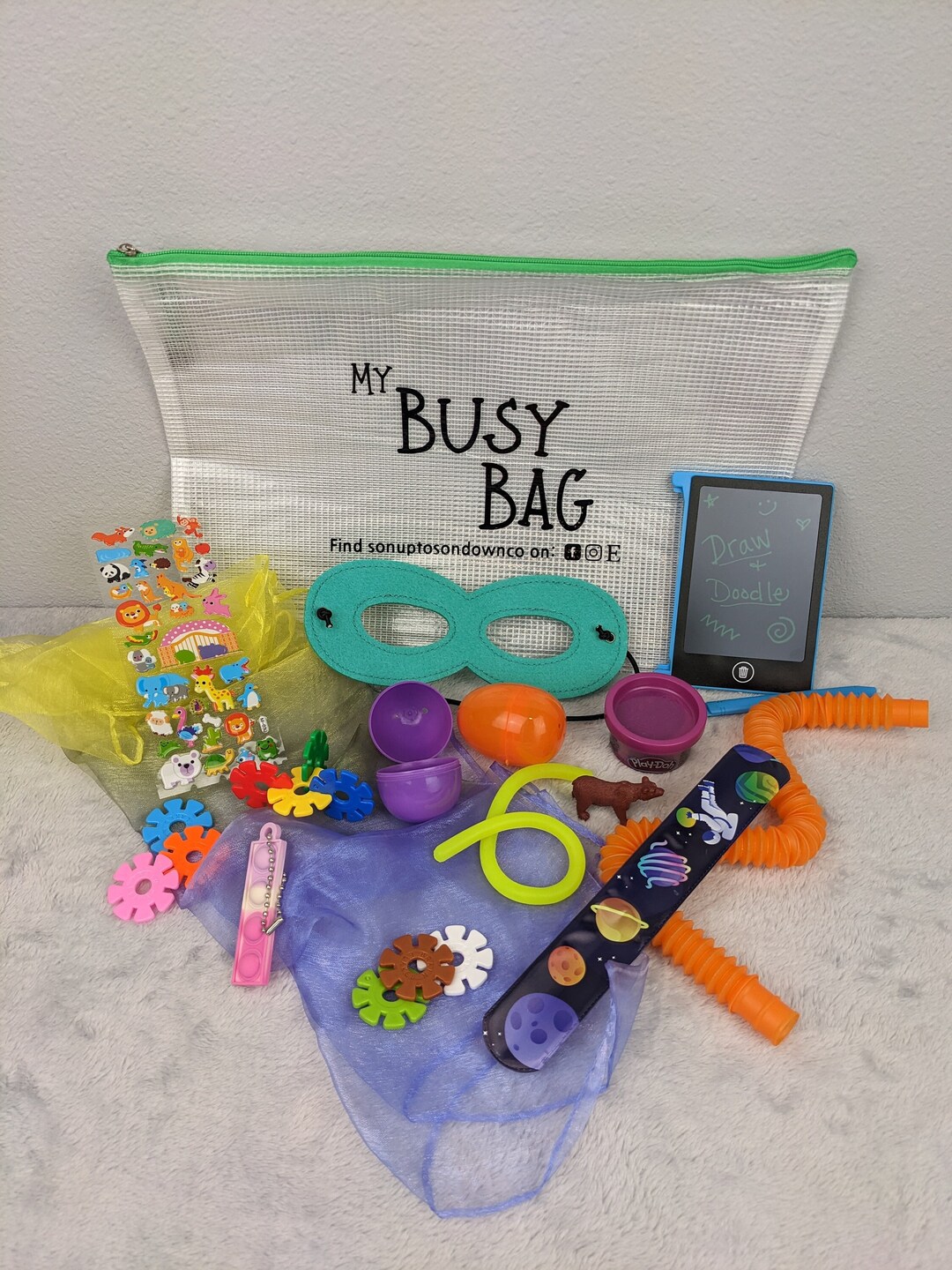 TODDLER My Busy Bag, Travel Toys, Road Trip Games, Quiet Entertainment ...