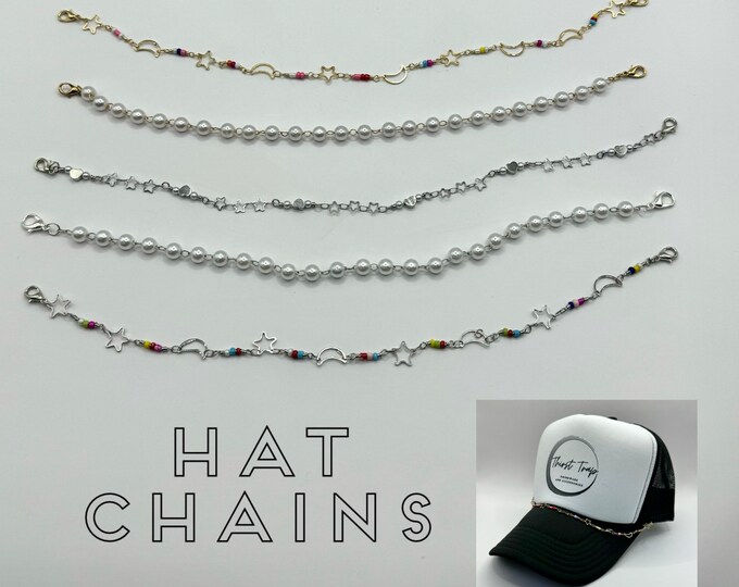 Trucker Hat Chain Bill Chain, Hat Accessory, Hat Charm, Hat Necklace - Etsy