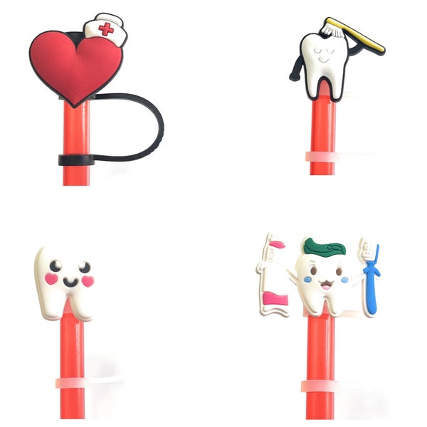 Medical Straw Toppers - Etsy