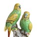 Antique Porcelain Sitzendorf Pair of Budgerigar Parrots Statue ...