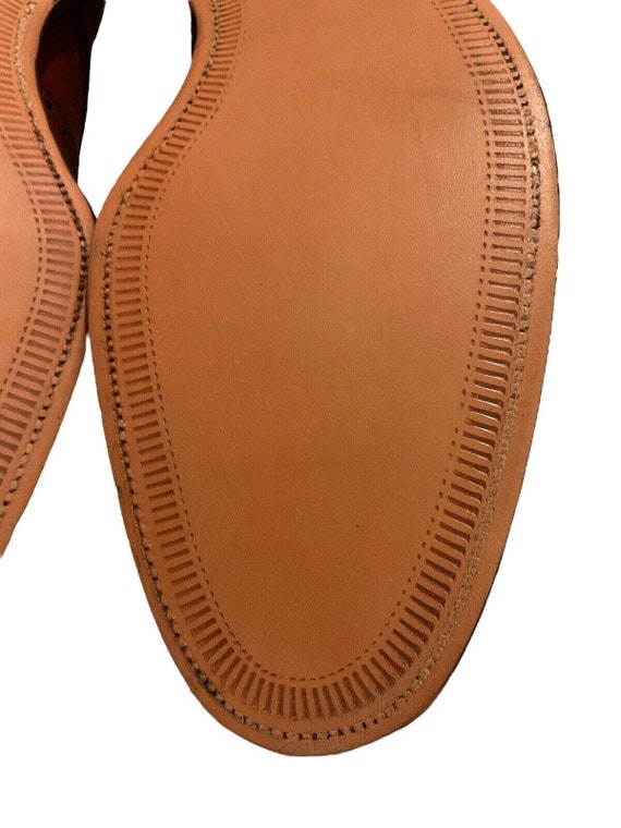 Alden Barrie Last Mens Shoes Wing Tip Light Brown Sco… - Gem