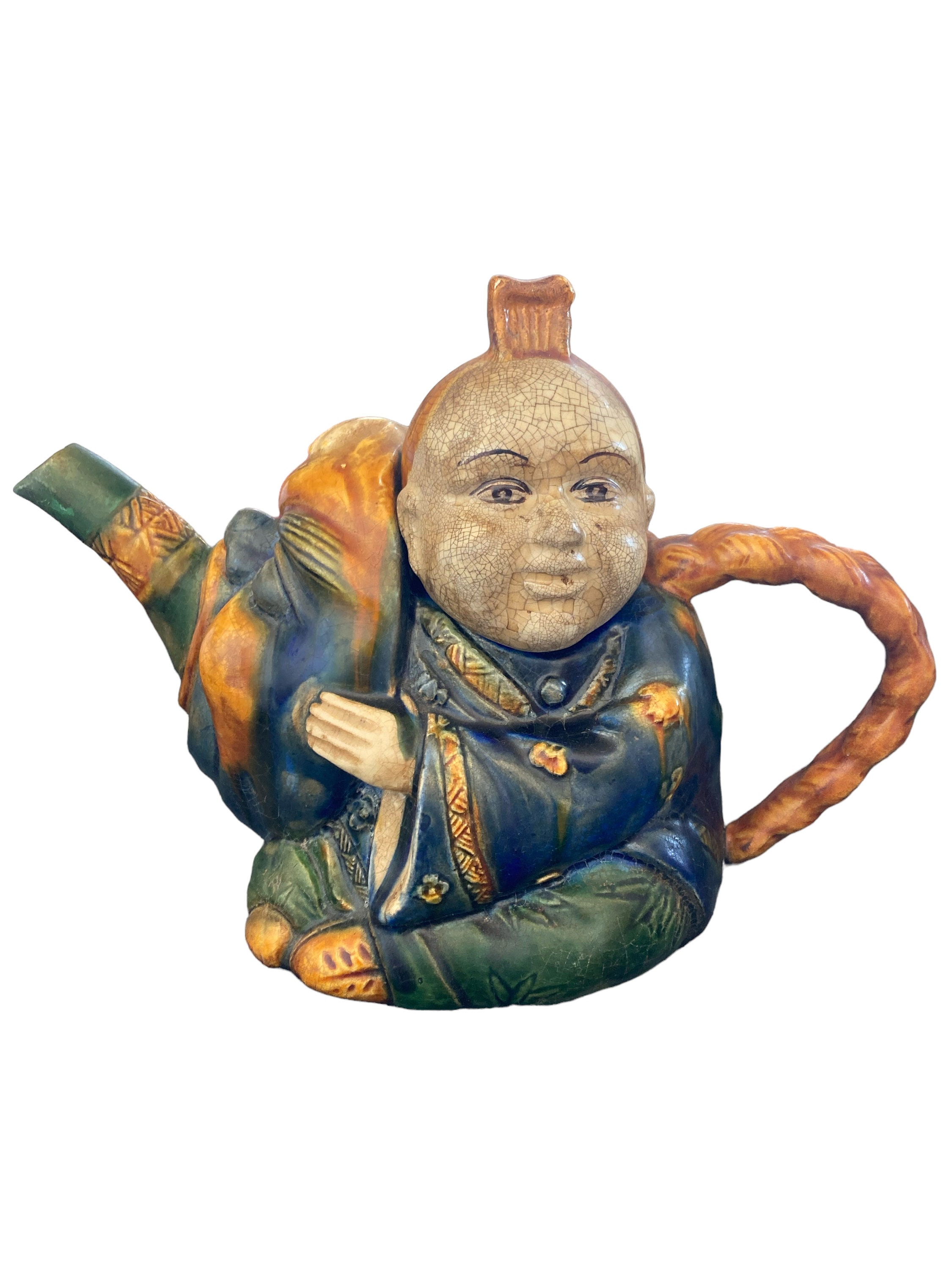 Antique Chinese Figural Teapot - Etsy