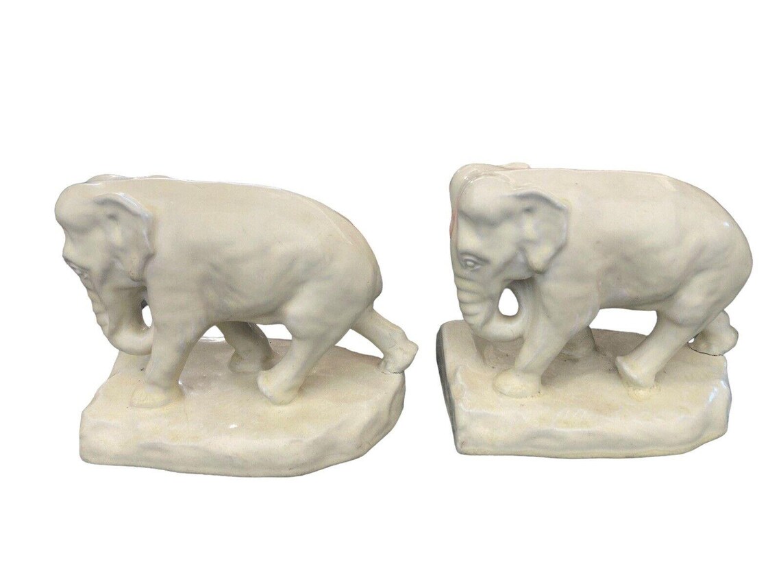 Antique Rookwood Ceramic Elephant Bookends 5.5 Inches Tall 2444C - Etsy