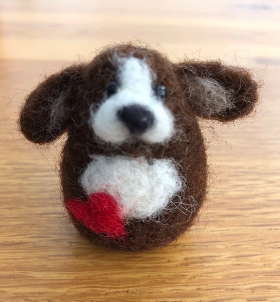 Needlefelted Huggable Hound Hattie - Etsy