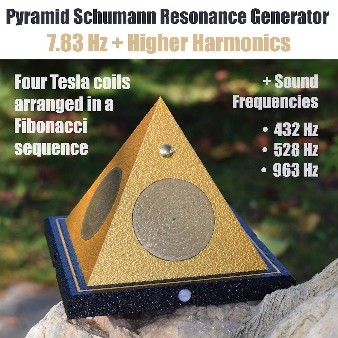 Pyramid Schumann Generator, Tesla Coils, 7.83hz, Pyramid Power, Sacred ...