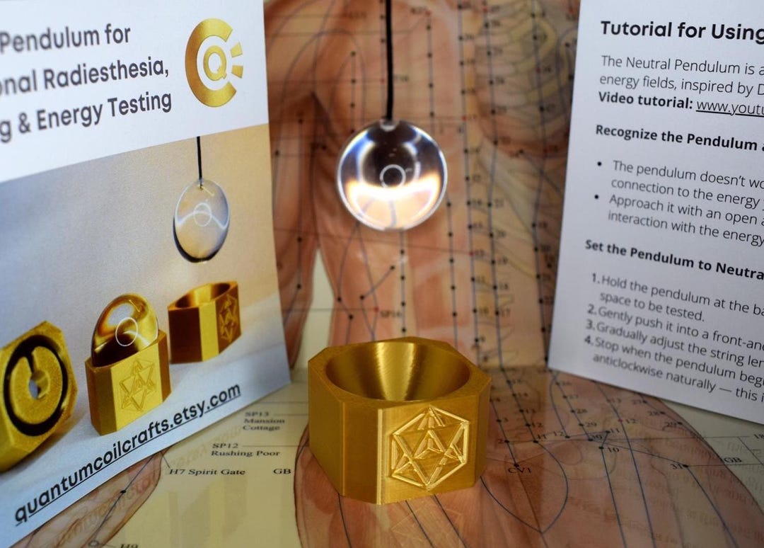 Neutral Pendulum + Tutorial, Vibrational Radiesthesia, Energy Testing ...