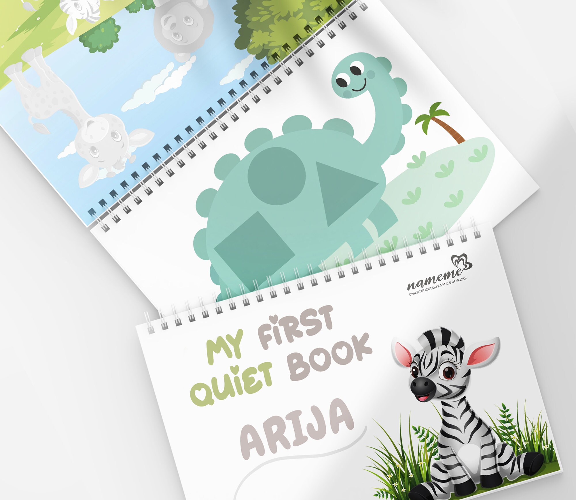 Printable Quiet Book Personalized Toddler Busy Book Printable Learning ...