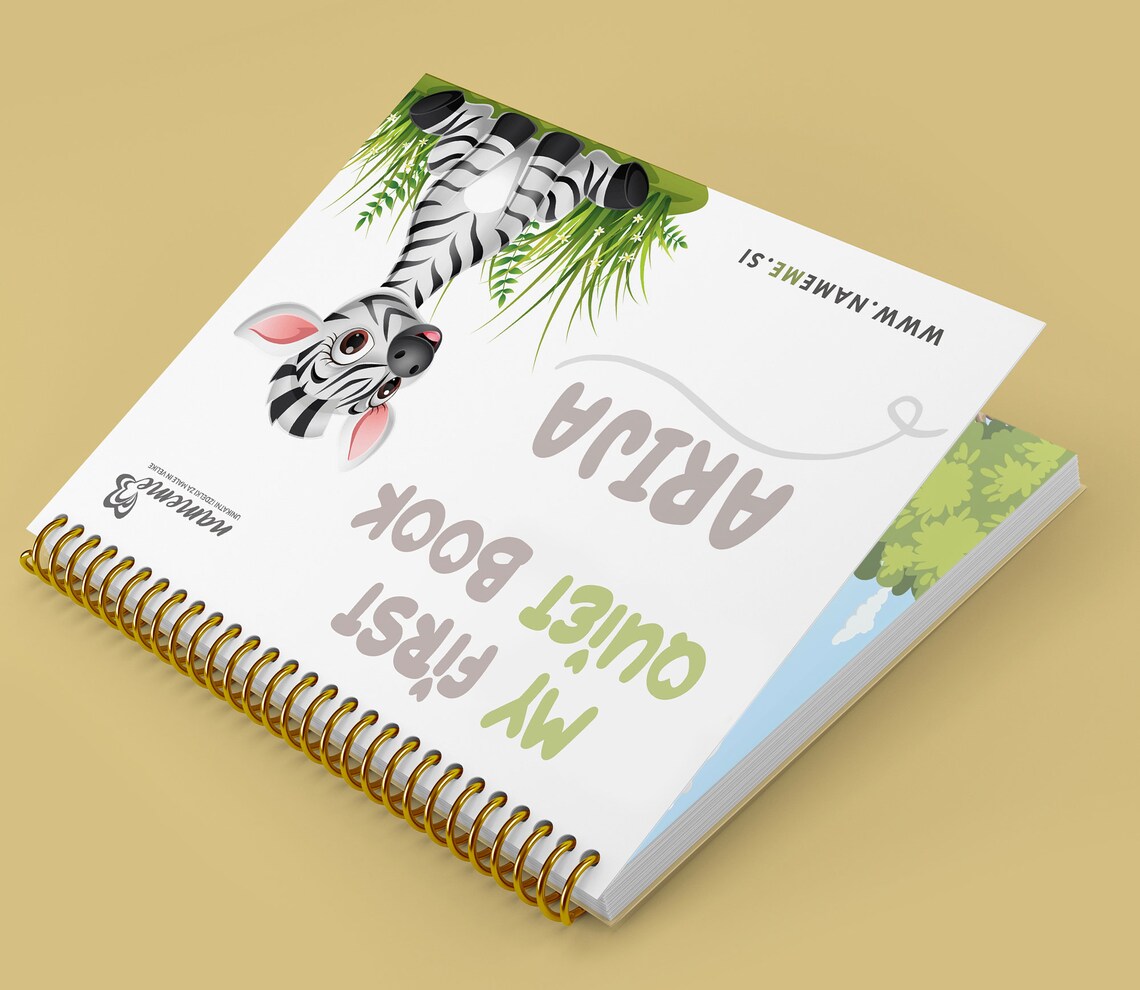 Printable Quiet Book Personalized Toddler Busy Book Printable Learning ...