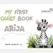 Printable Quiet Book Personalized Toddler Busy Book Printable Learning ...