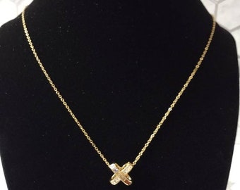 X Necklace - Etsy