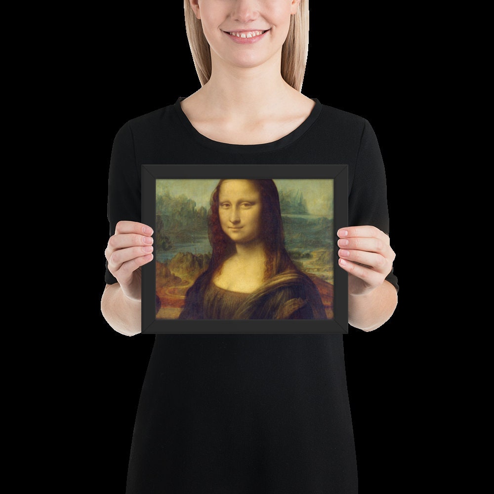 Leonardo Da Vinci's Portrait of Mona Lisa Del Giocondo - Etsy
