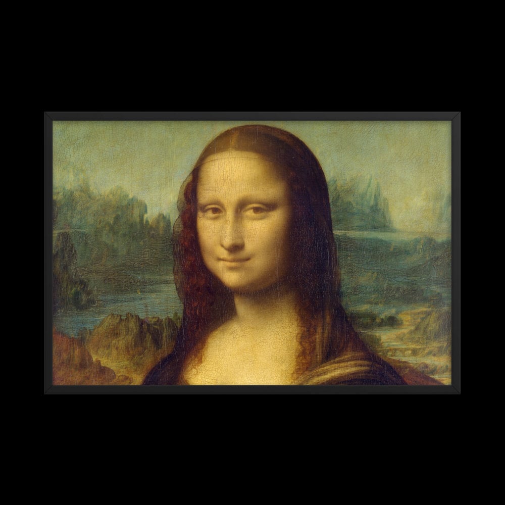 Leonardo Da Vinci's Portrait of Mona Lisa Del Giocondo - Etsy