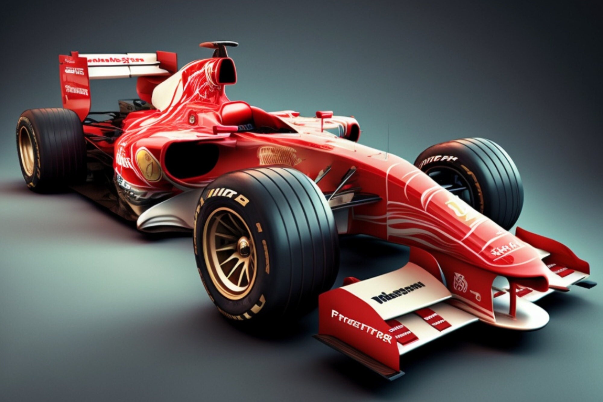 Formula One Race Car High-resolution Digital Download-instant Printable ...