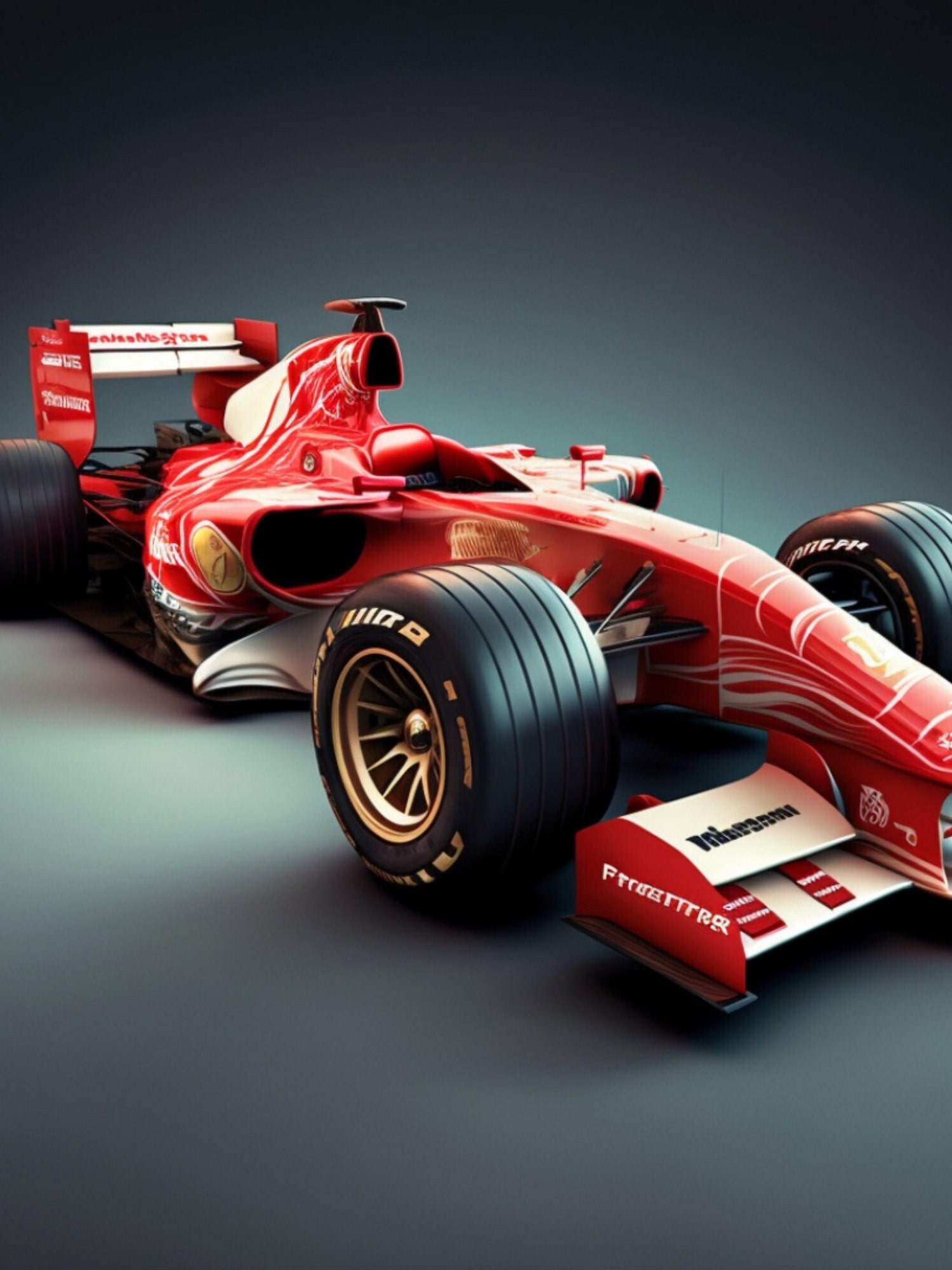 Formula One Race Car High-resolution Digital Download-instant Printable ...