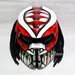 Custom Predator Motorcycle Helmet White Red Shark Motive dot Ece ...