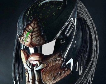 Predator Motorcycle Helmet. Custom Model. DOT&ECE Certified. - Etsy