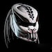 Best!!! Custom Predator Motorcycle Helmet Fangs Blood (dot Ece ...