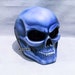 New Skull Motorcycle Helmet Classic Blue (dot Ece Certified) - Etsy