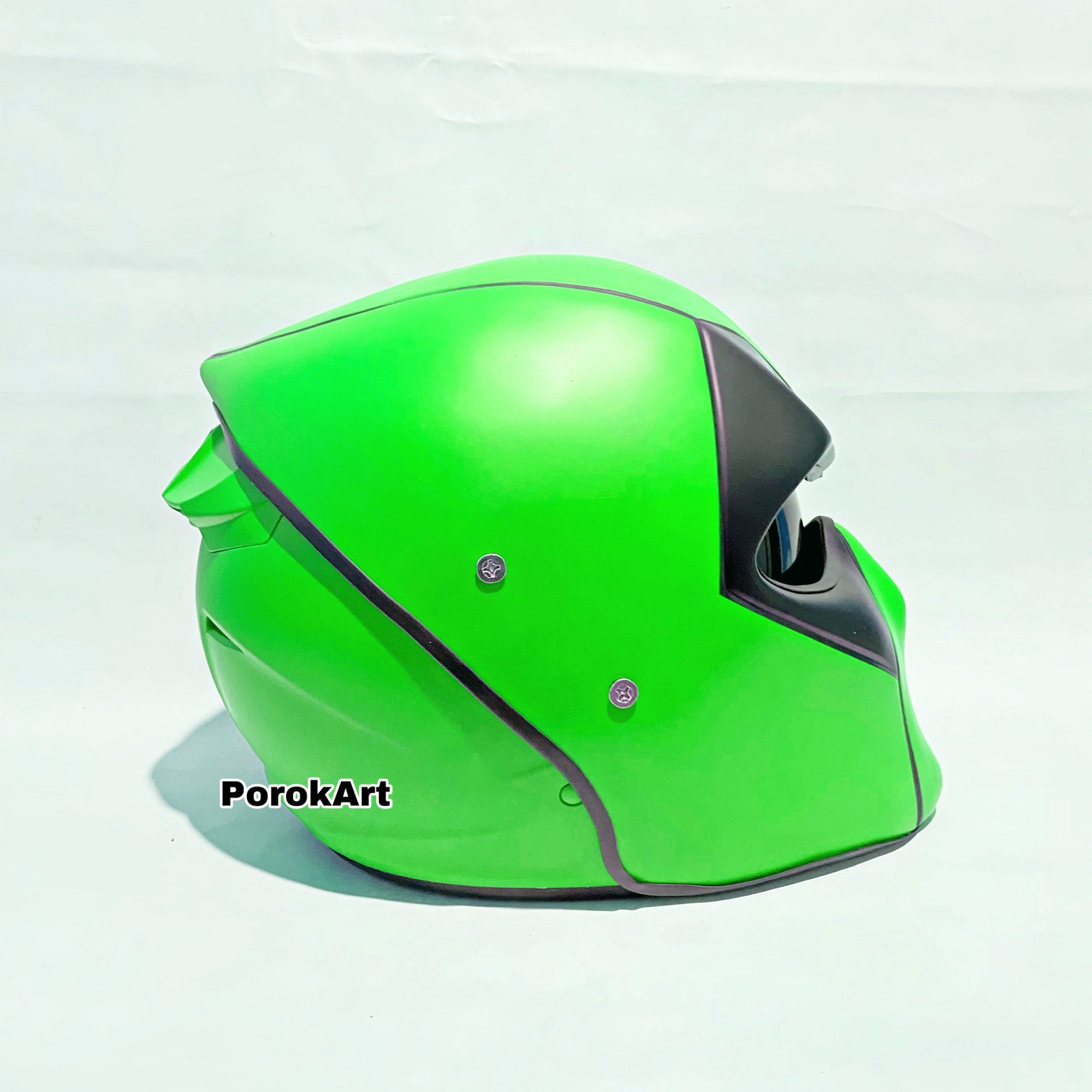Green Deadpool Motorcycle Helmet (dot Ece Certified) - Etsy