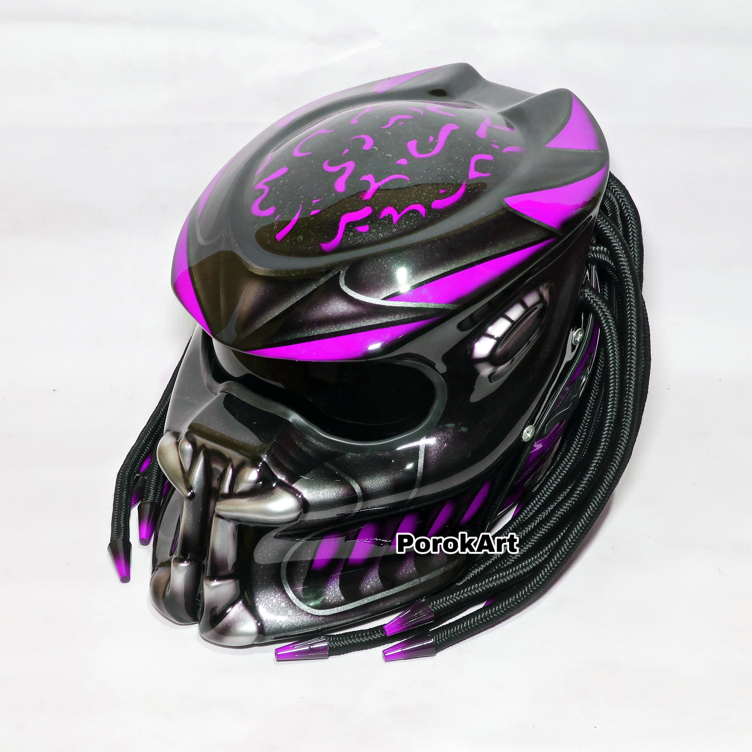 Top Predator Helmet Pink Fire (dot Ece Certified) - Etsy