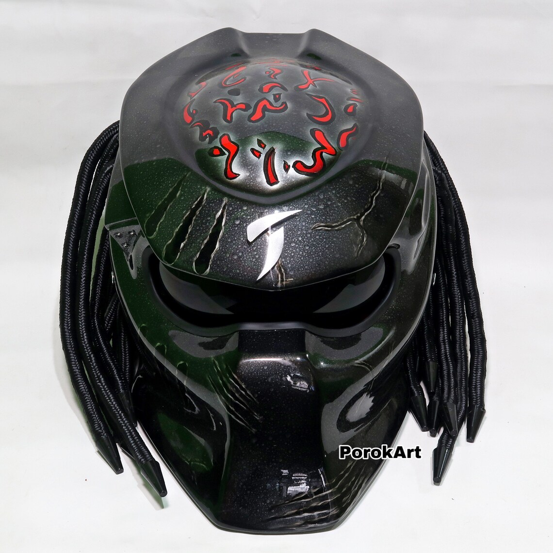 Top the King Custom Predator Motorcycle Helmet (dot Ece Certified) - Etsy