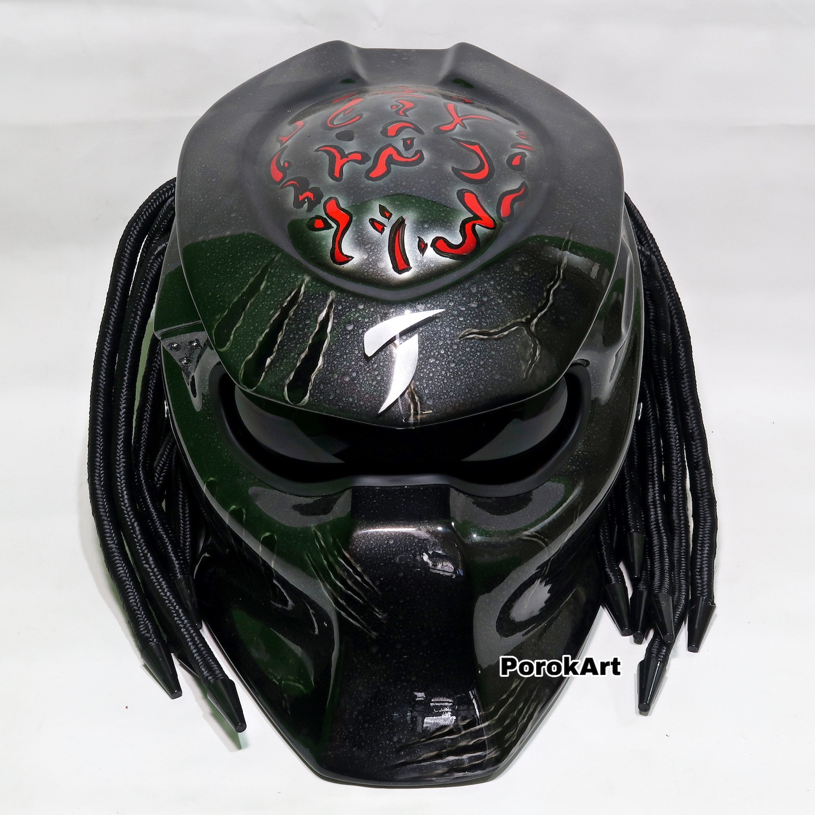 Top the King Custom Predator Motorcycle Helmet (dot Ece Certified) - Etsy