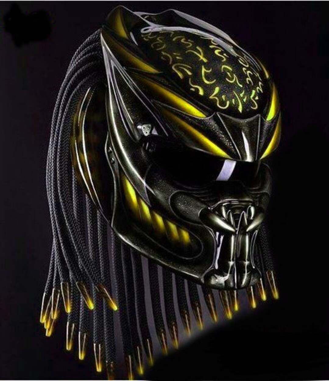 Top Predator Helmet Yellow Fire (dot Ece Certified) - Etsy