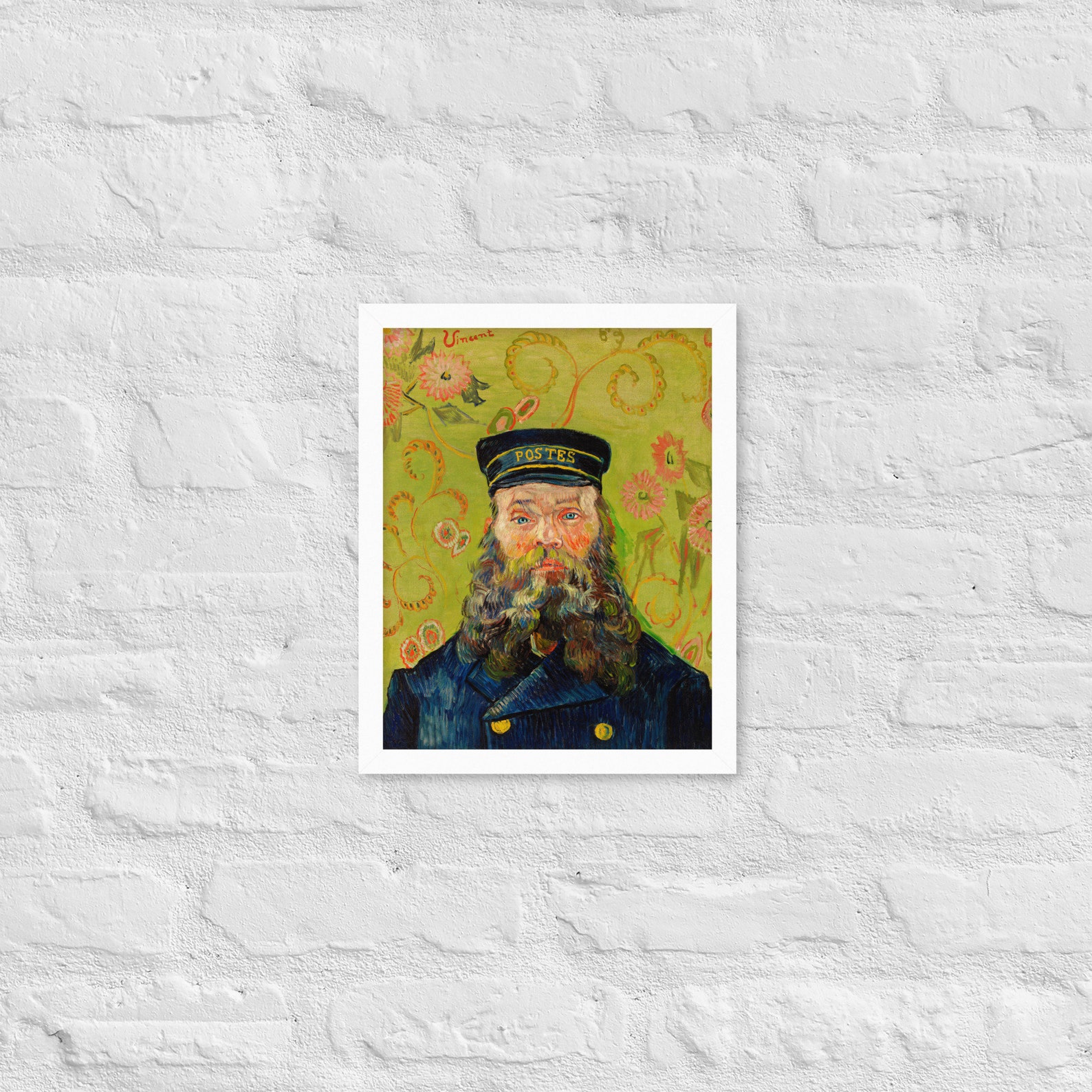 Framed the Postman 1888 by Vincent Van Gogh - Etsy