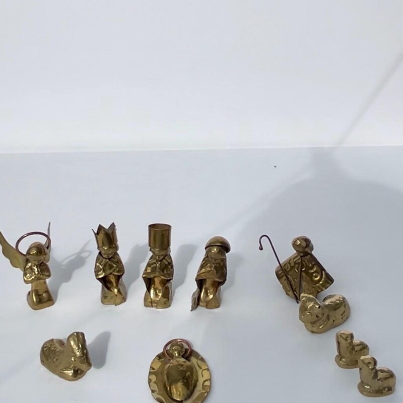 Nativity Scene Brass - Etsy UK