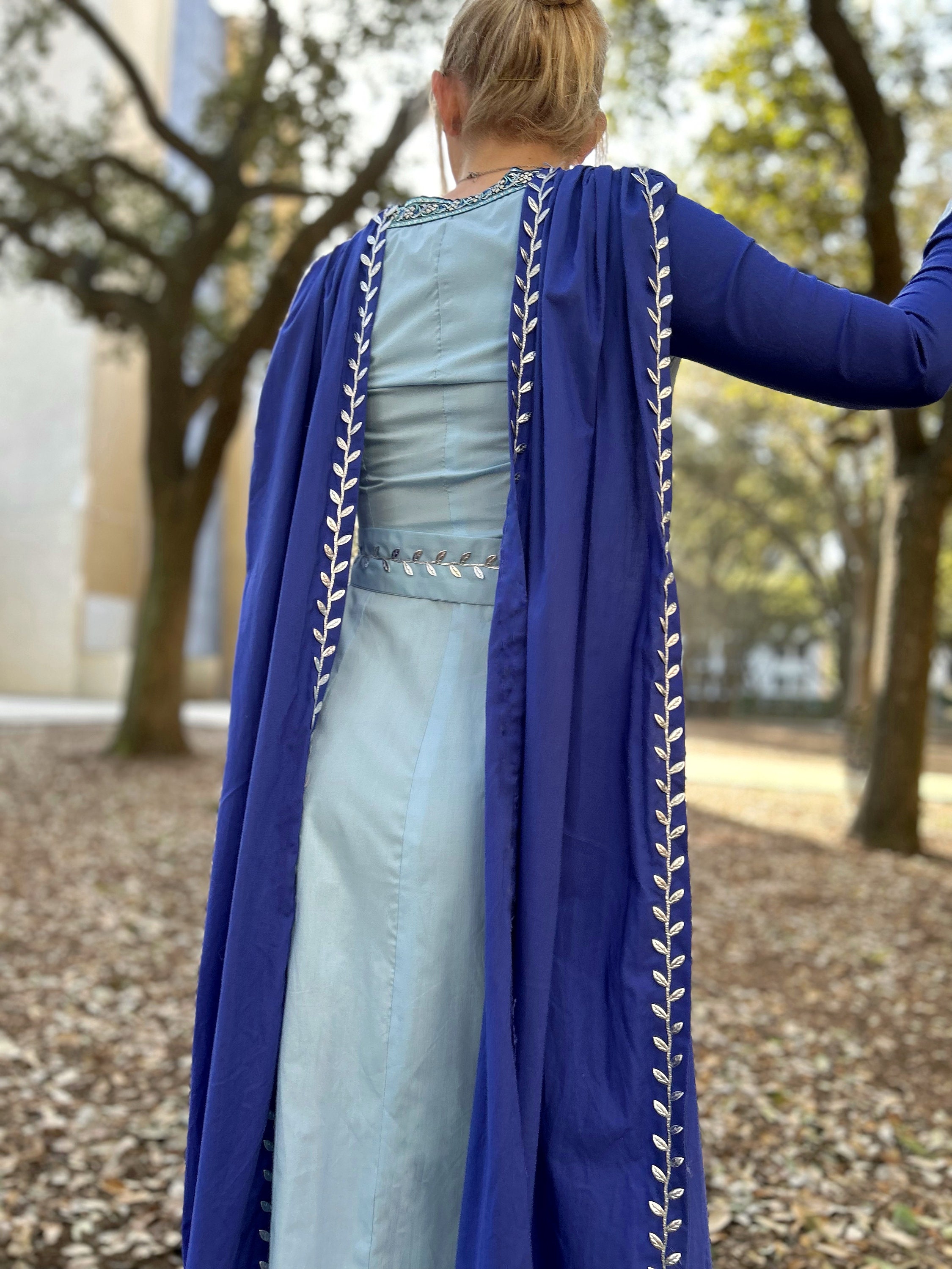 Blue Renaissance Gown the Blue Lady Fantasy Elven Gown - Etsy