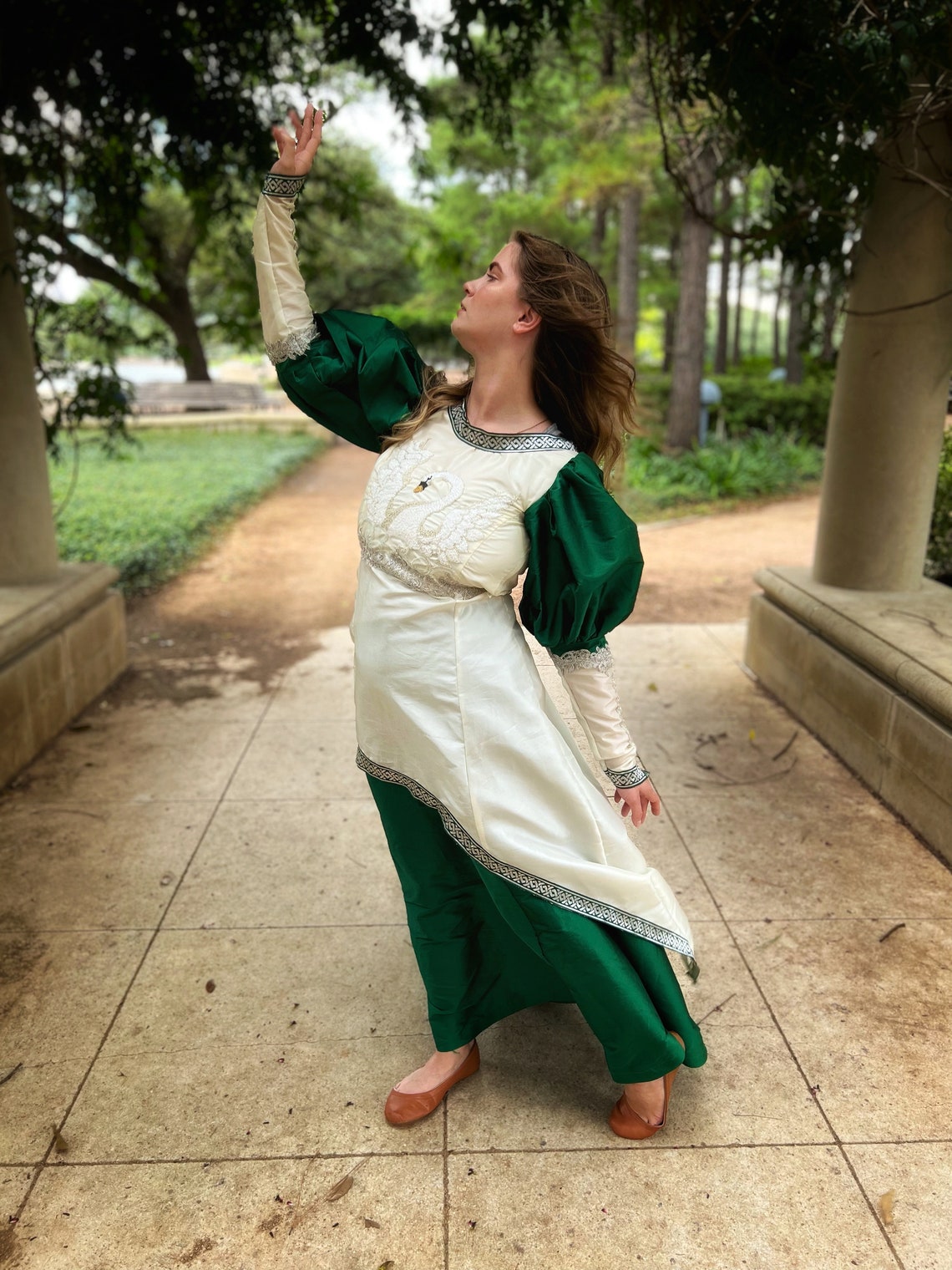 Fantasy Medieval Dress, the Swan Princess Costume, Odette Gown ...