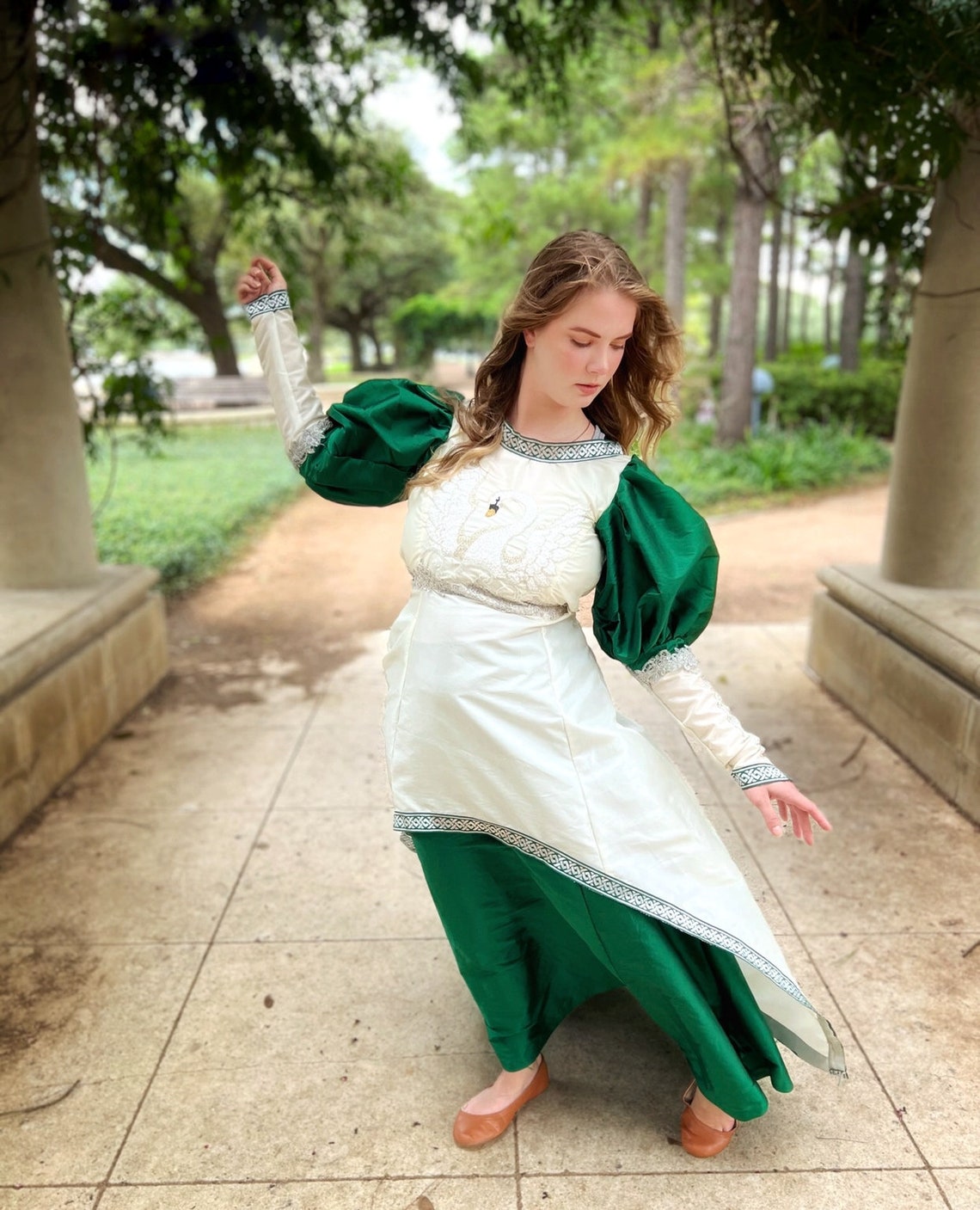 Fantasy Medieval Dress, the Swan Princess Costume, Odette Gown ...