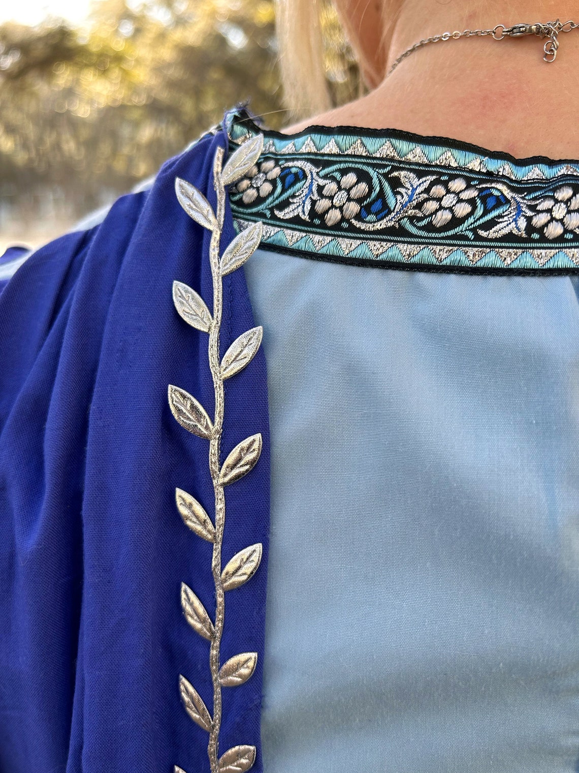 Blue Renaissance Gown the Blue Lady Fantasy Elven Gown - Etsy