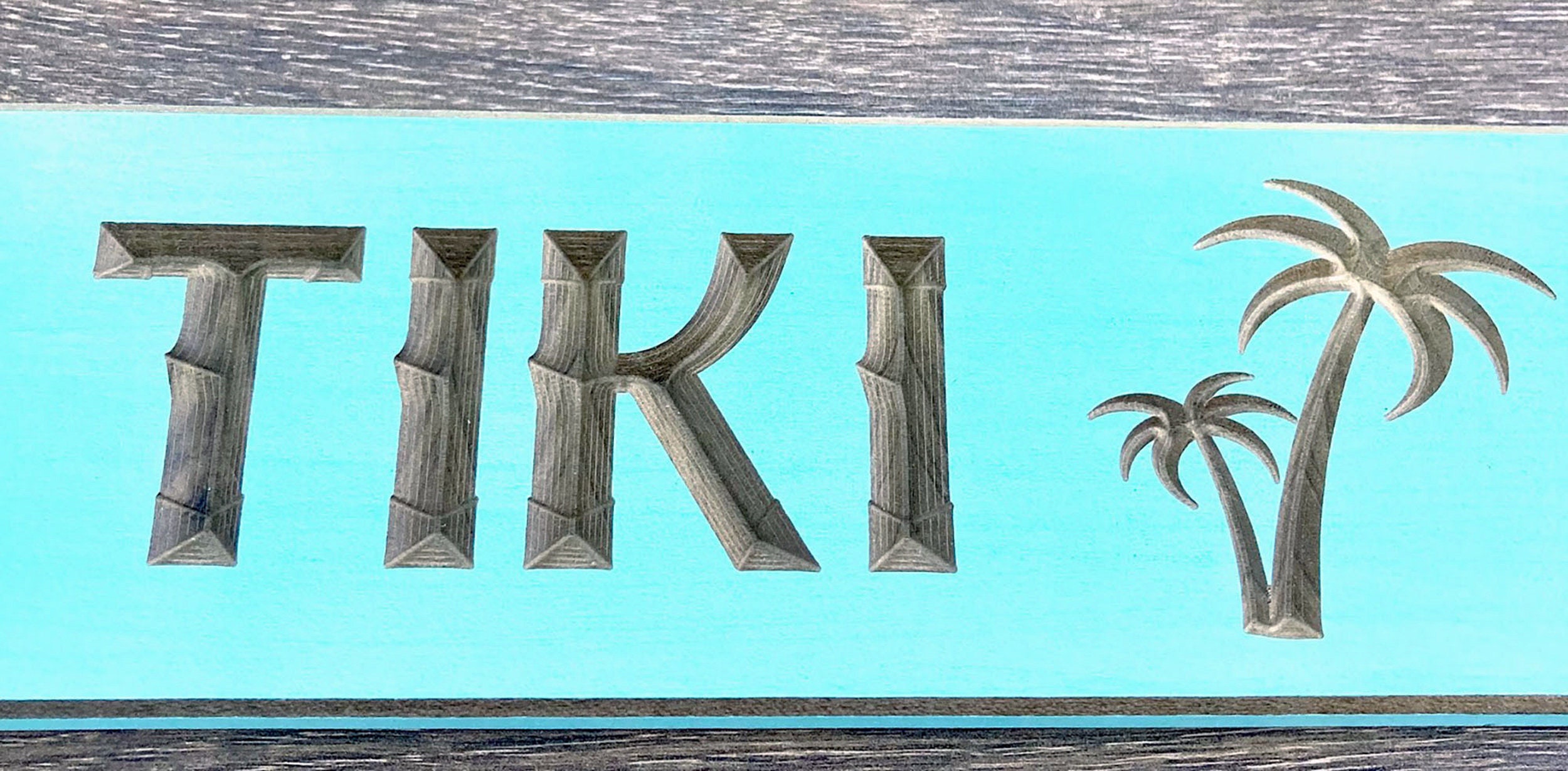 Tiki Bar Painted Sign - Etsy