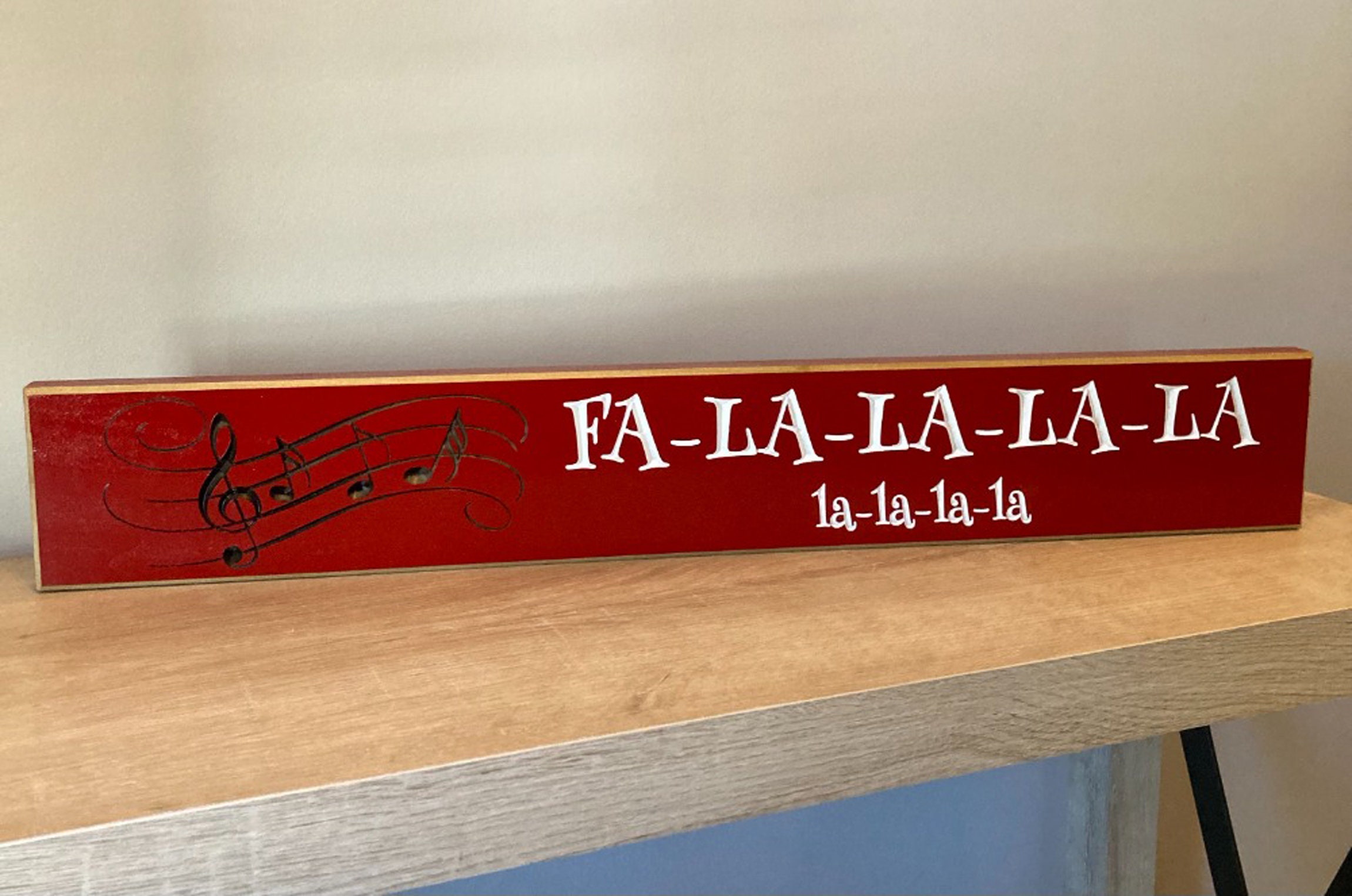 Fa La La La-la La Sign - Etsy