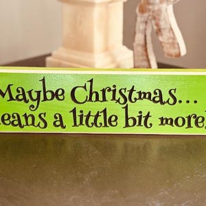 Grinch Quote Sign - Etsy