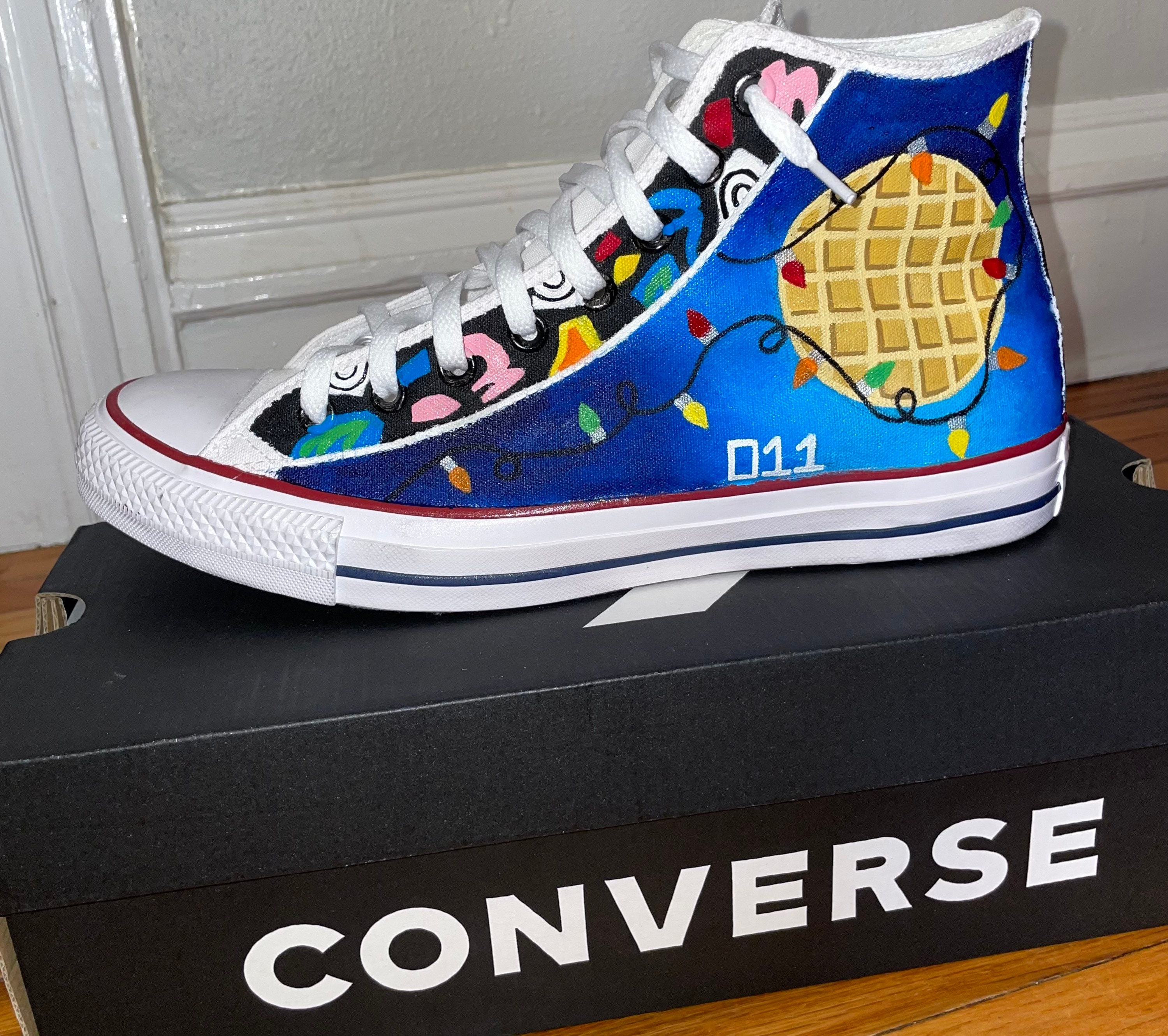 Custom Hand Painted Stranger Things Shoes - Etsy