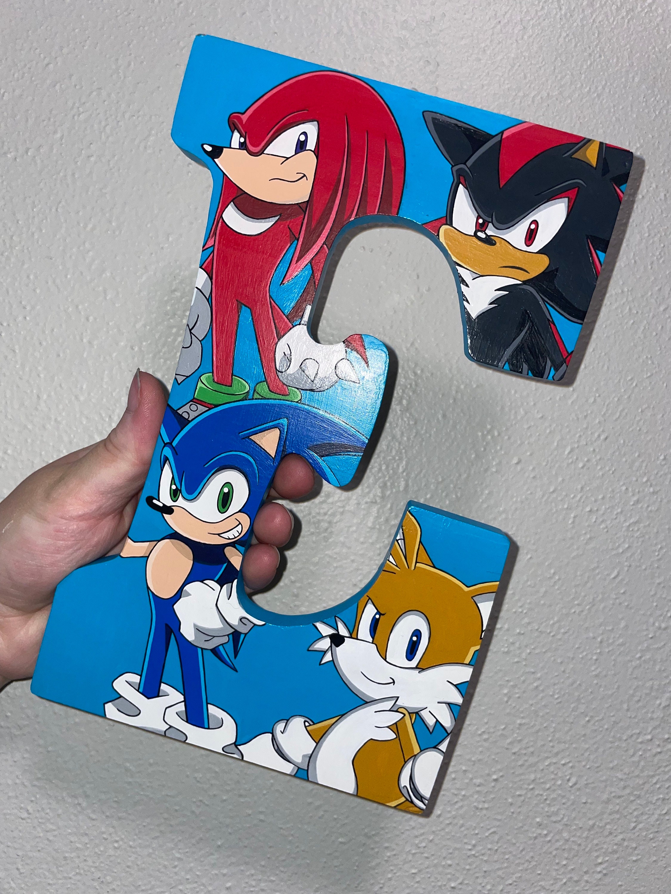 Custom Hand Painted Character Wooden Letters/numbers - Etsy