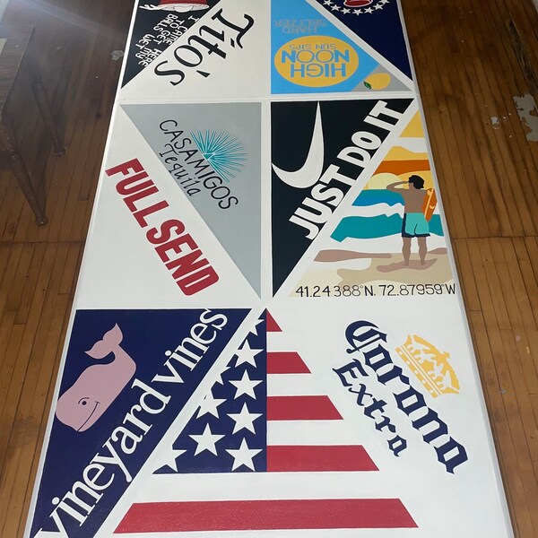 Custom Painted Table - Etsy