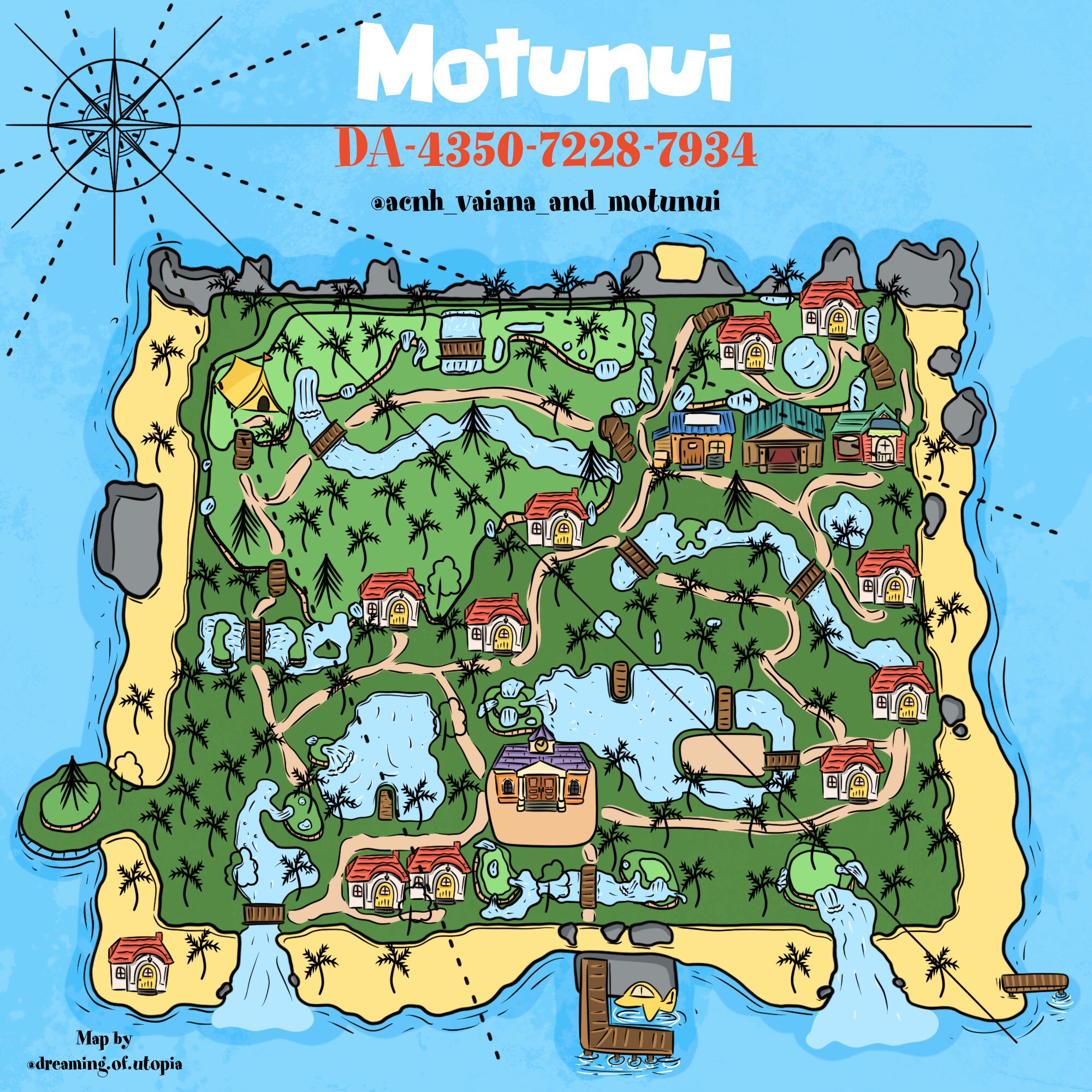 Acnh Custom Isometric Map Drawing - Etsy