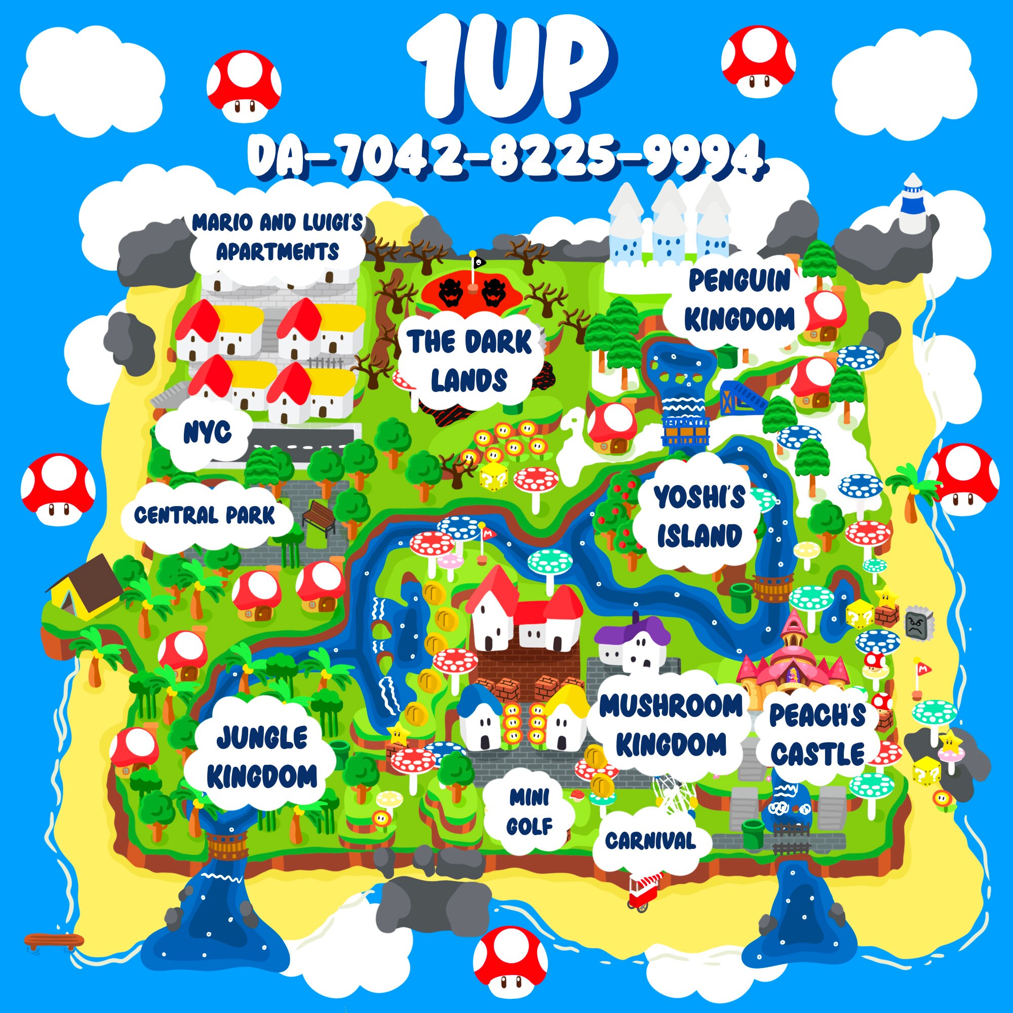 Acnh Custom Isometric Map Drawing - Etsy