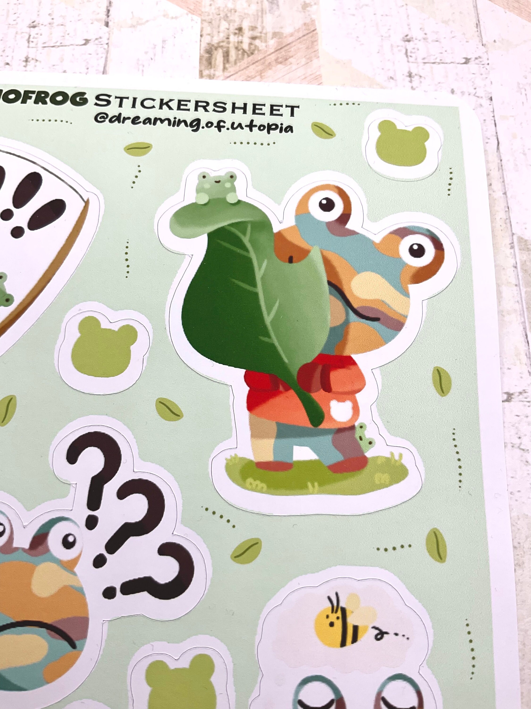 Animal Crossing Camofrog Sticker | ACNH Illustrations & Prints - Etsy