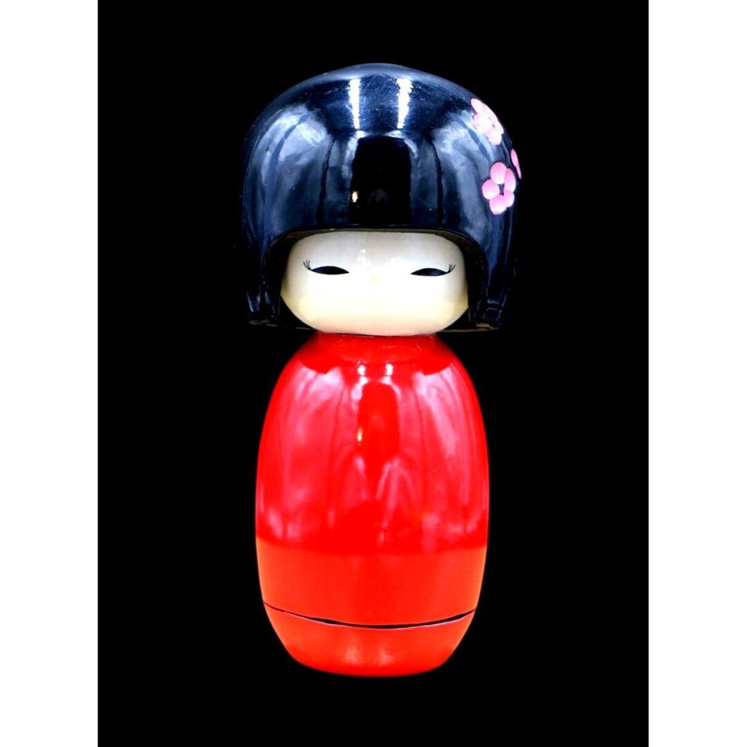 Vintage Japanese Kokeshi Bobble Head Doll. Carved, Hand Painted and ...