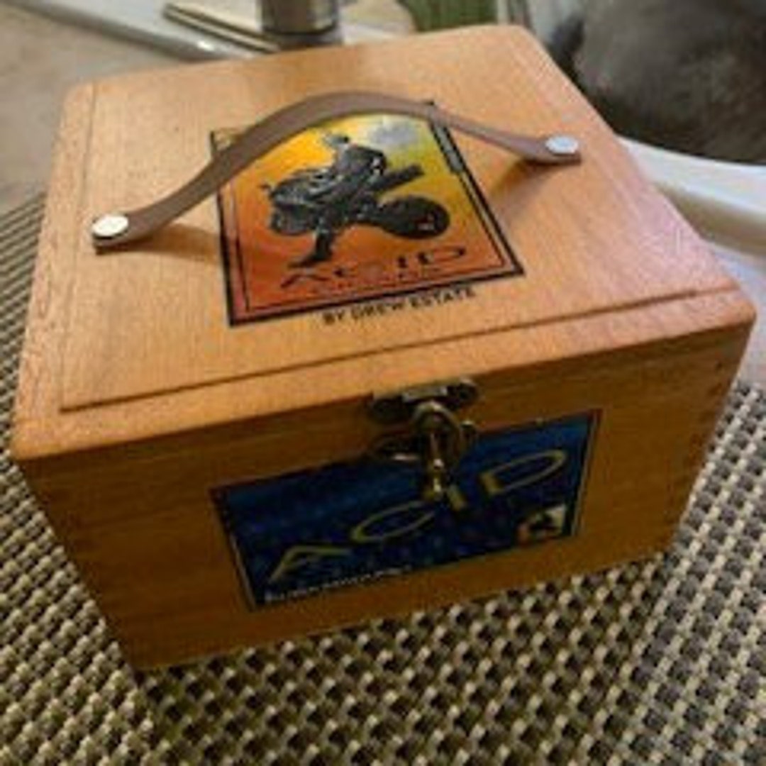 Drew Estate ACID Cigar Box Purse - Etsy Drew Estate ACID Cigar Box Purse - Etsy